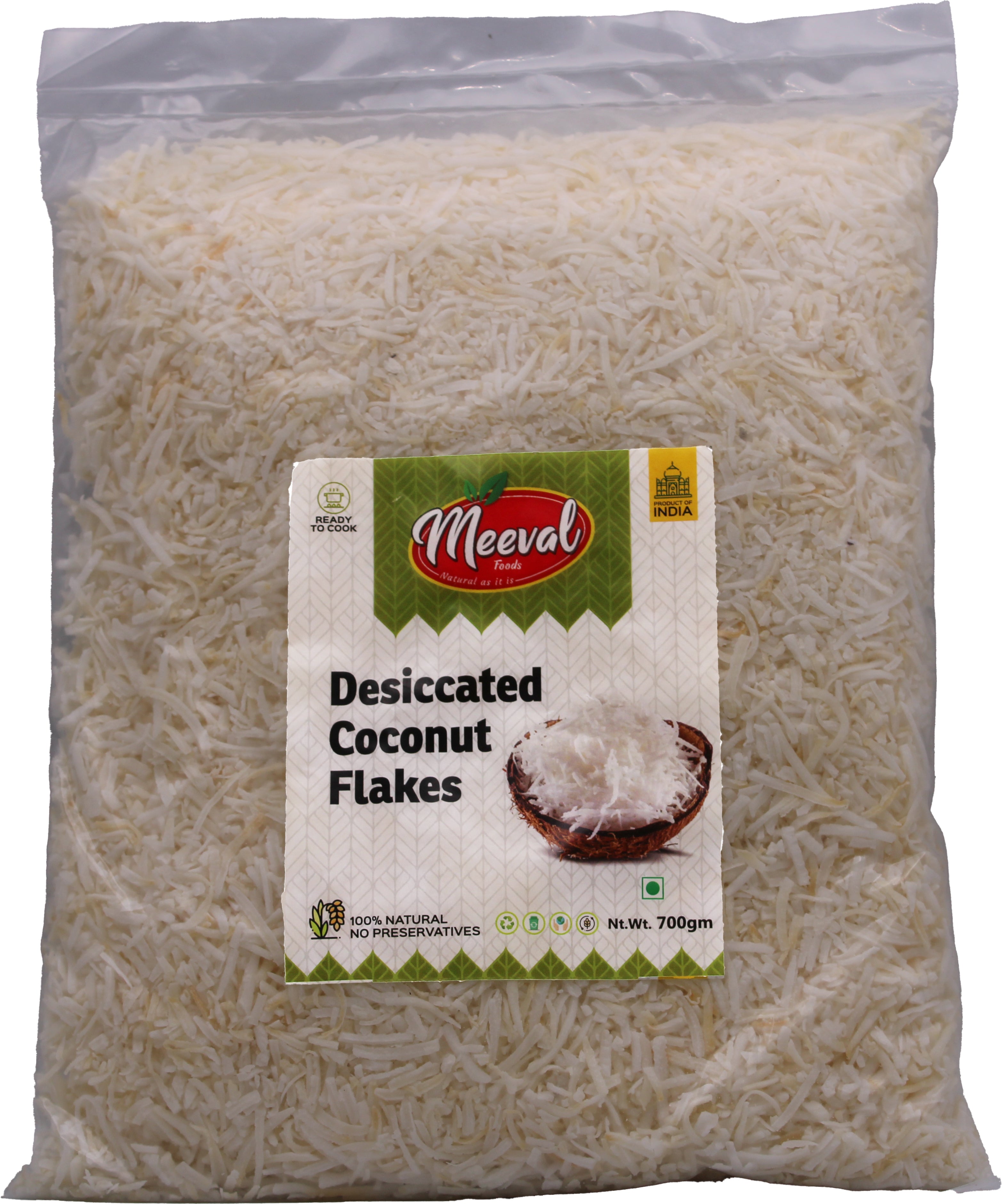 Dessicated Coconut Flakes By Meeval