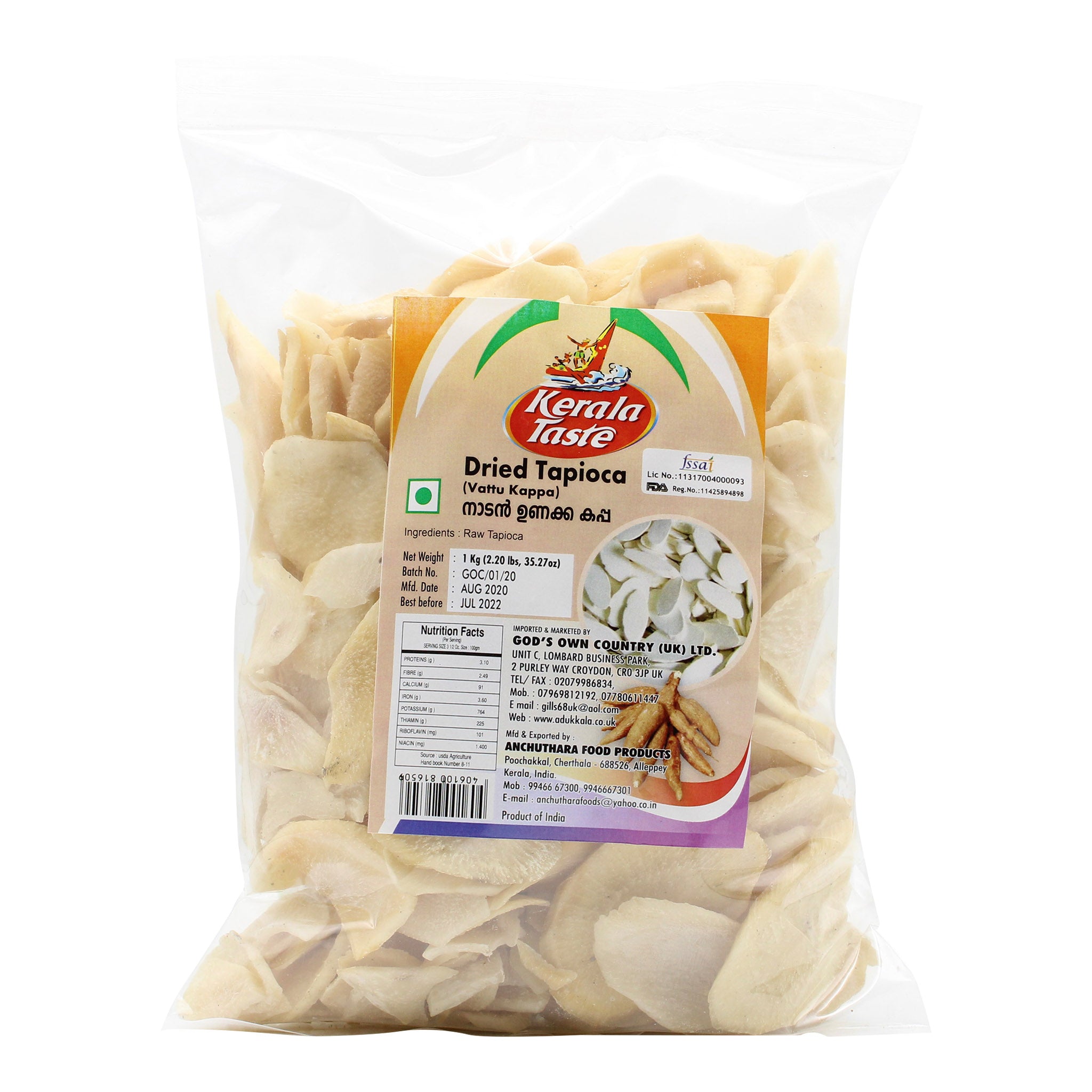 Dried Tapioca By Kerala Taste