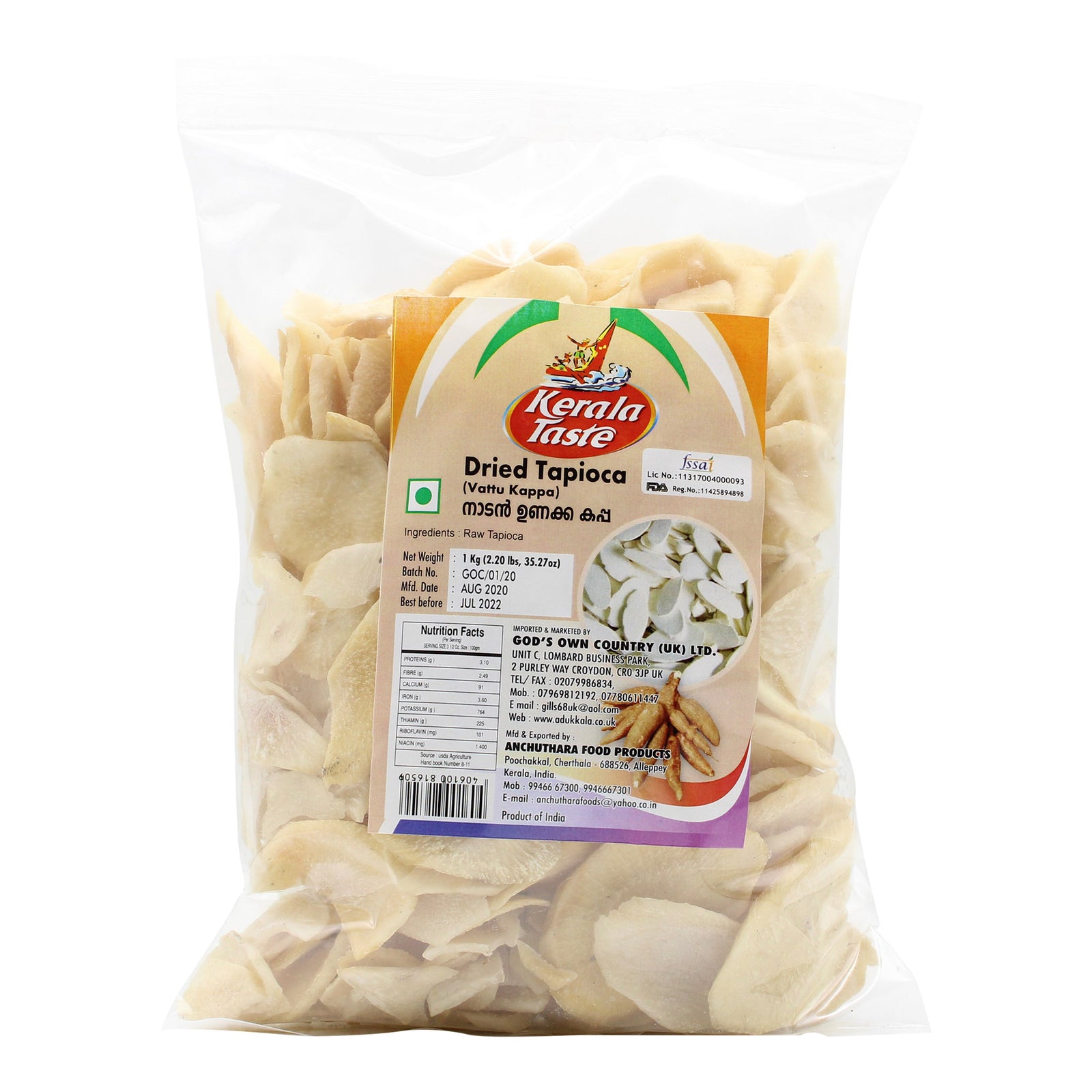 Dried Tapioca By Kerala Taste